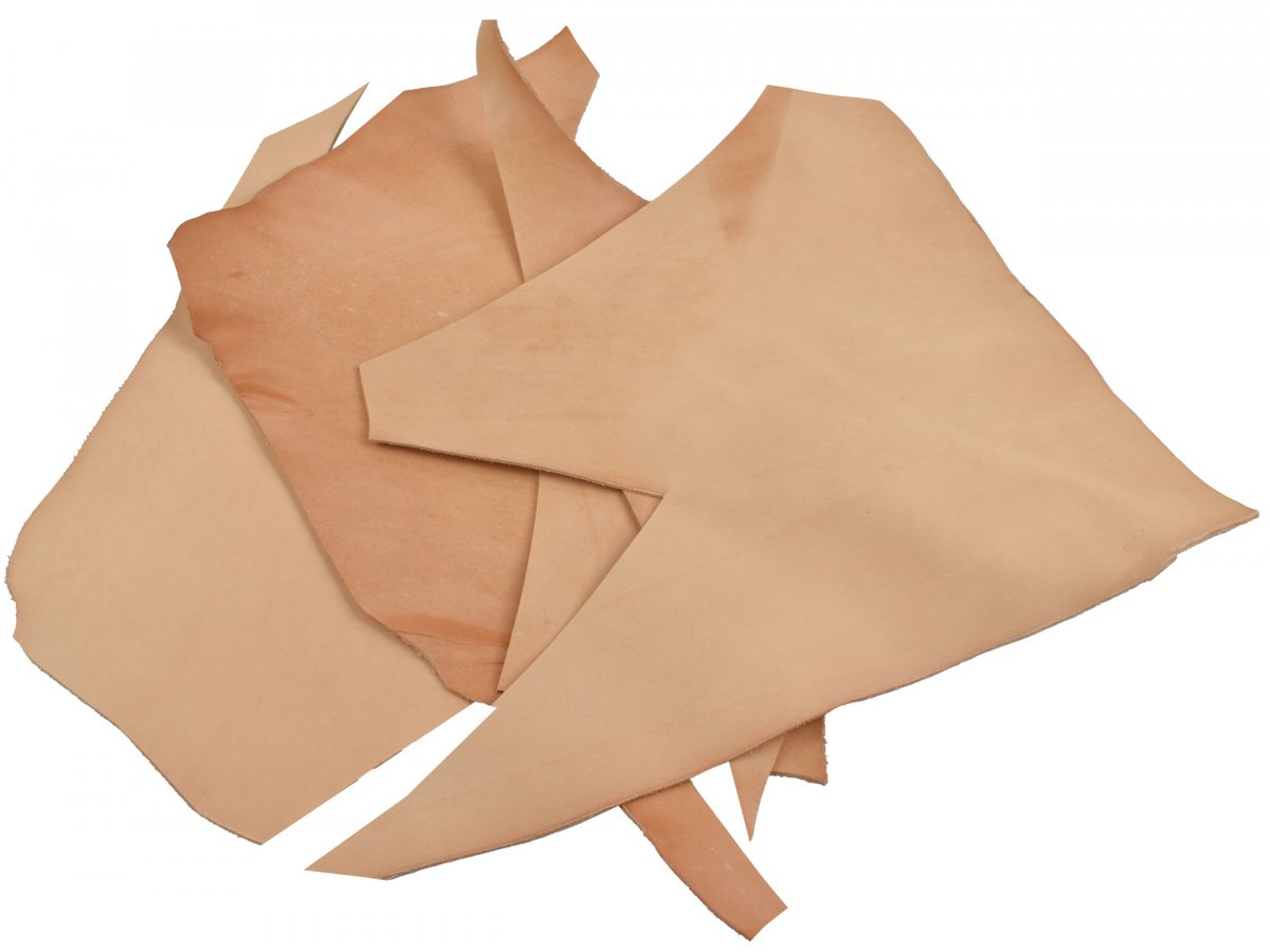 Vachetta Leather Remnants Vegetable Tanned | BuyLeatherOnline