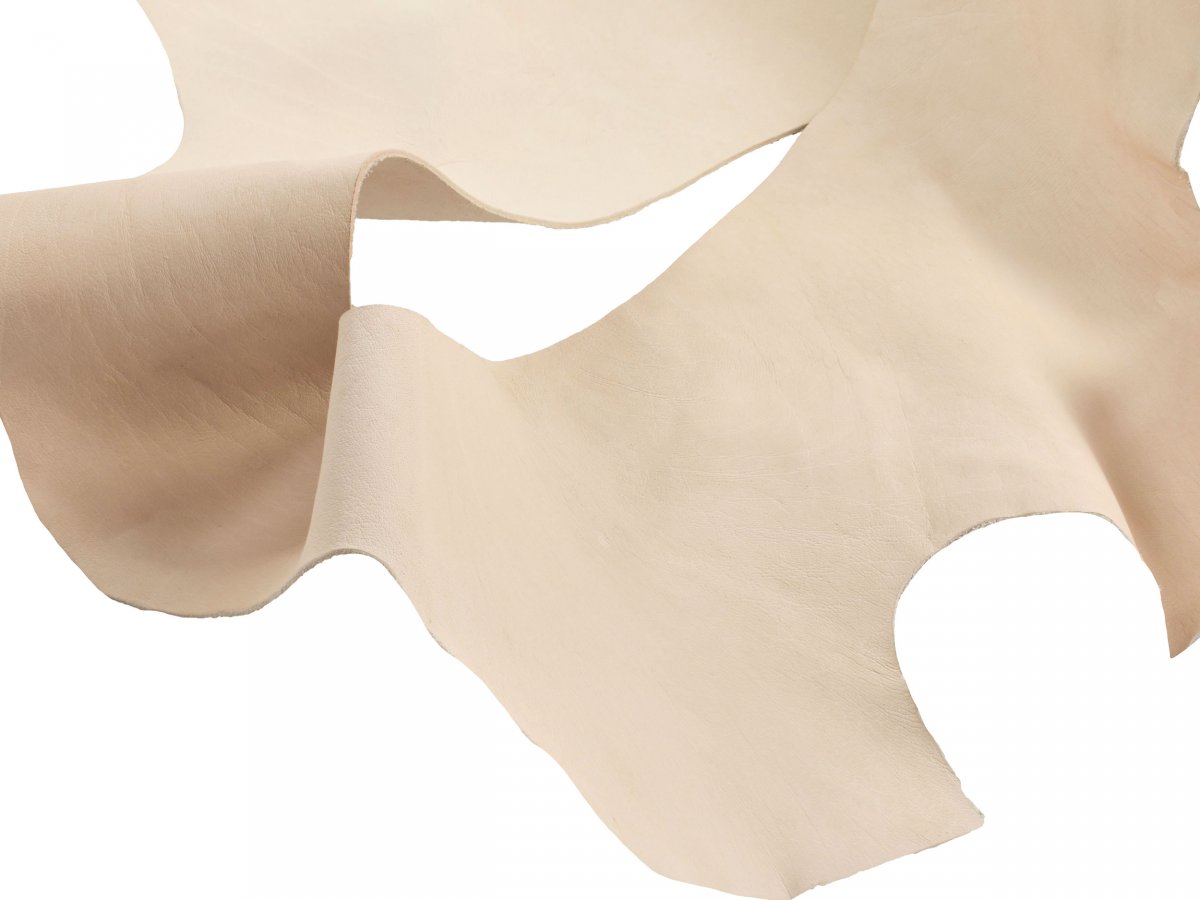 Buffalo Leather Scraps - Natural Veg Tan Remnants | BuyLeatherOnline