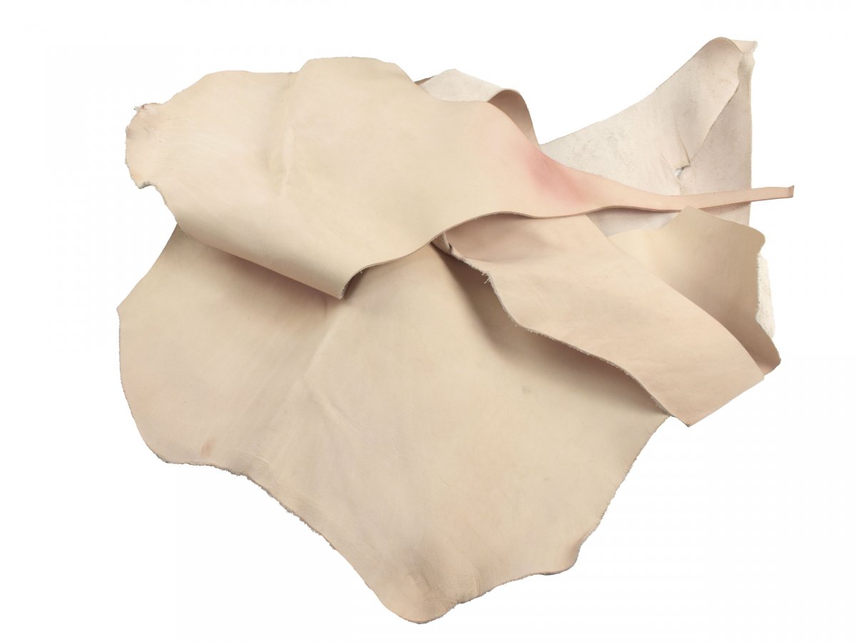 Buffalo Leather Scraps - Natural Veg Tan Remnants | BuyLeatherOnline