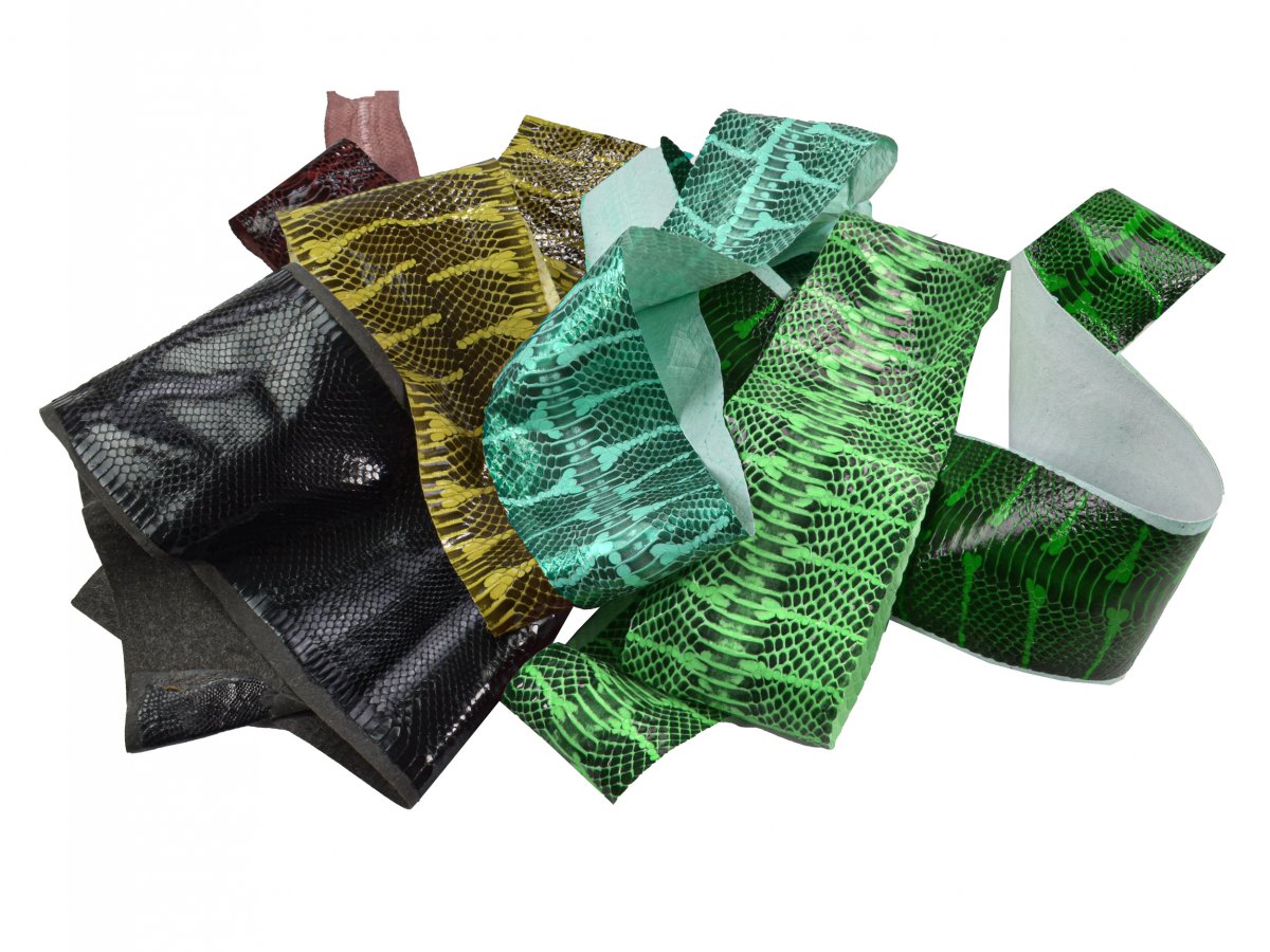 Snake & Python Leather: Genuine Snakeskin & Python Hides | BuyLeatherOnline