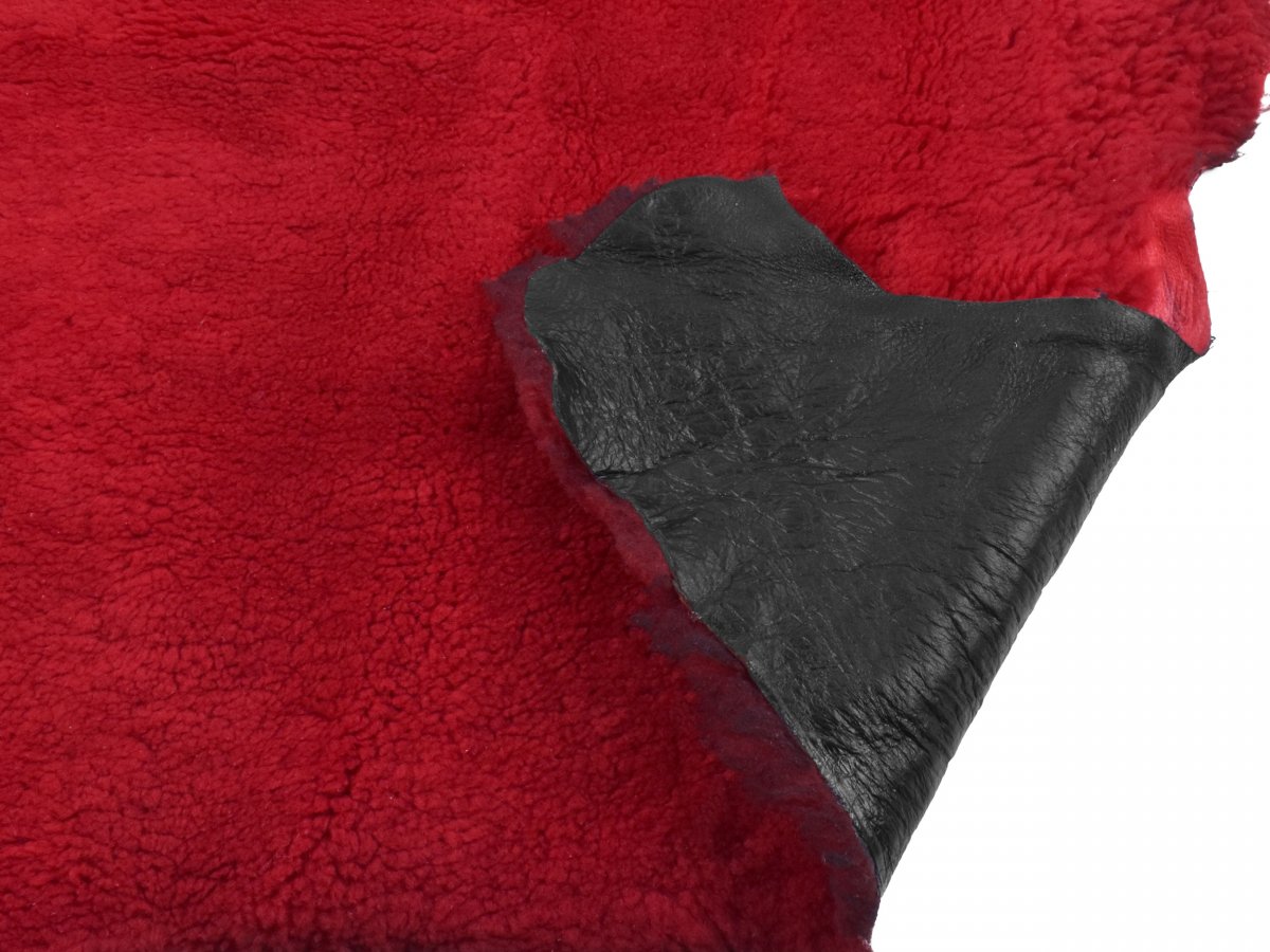 Premium Shearling Sheepskin Curly Short Fur - Nappa Back | BuyLeatherOnline
